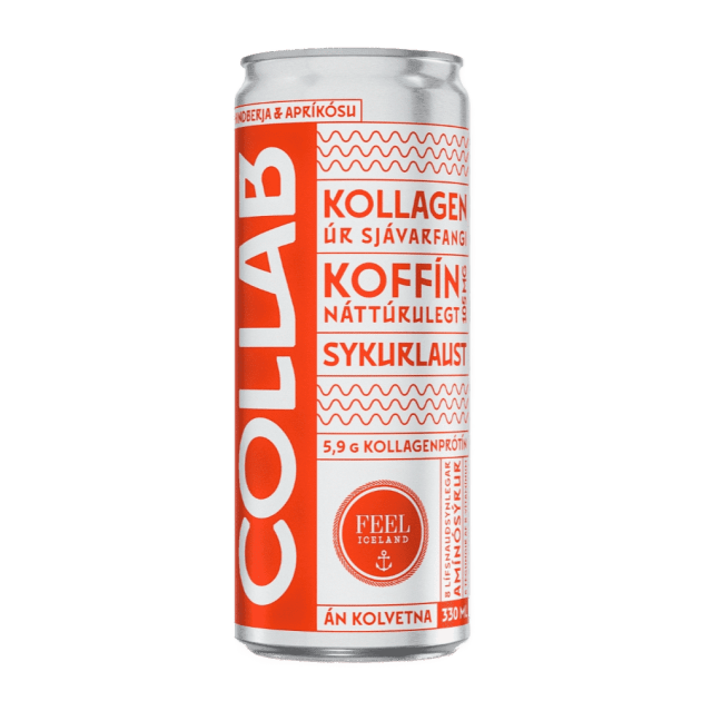 Collab hindberja og aprikósu 0,33L