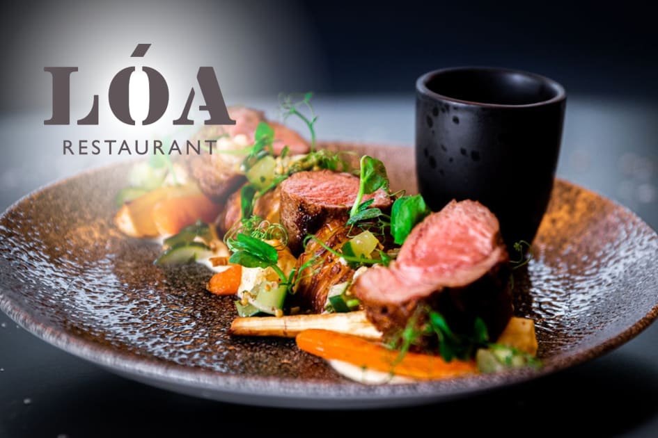 Uppselt - Þriggja rétta kvöldverður á Lóa Restaurant