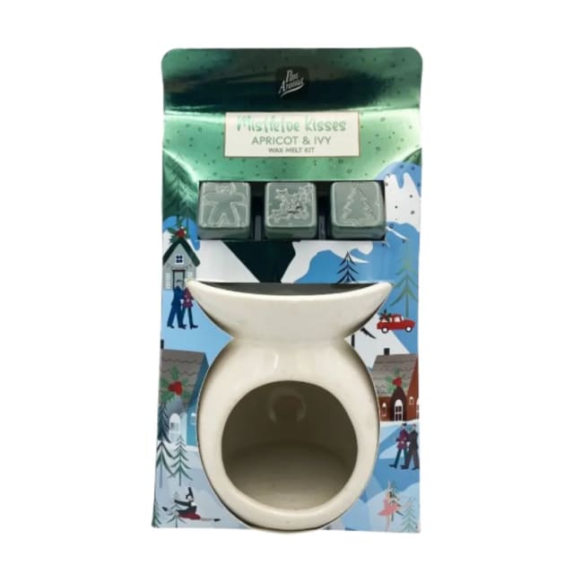 Par Aroma Ilmolíu- og vax brennari Festive kisses - Aprikósa og Bergflétta